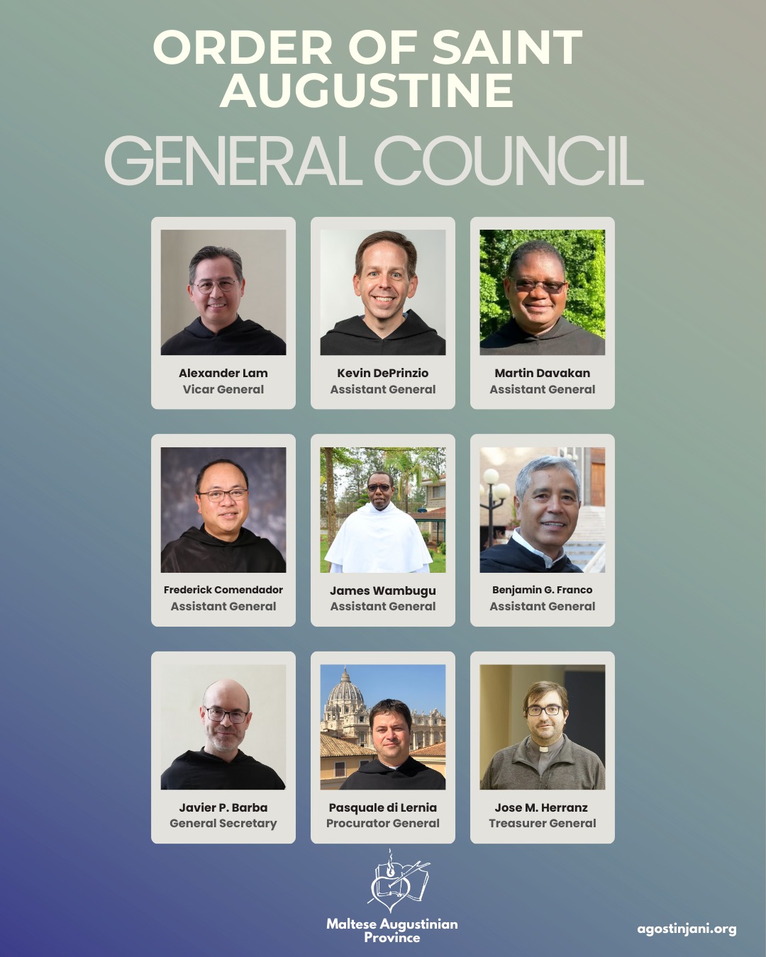 Elección del Consejo General en el Capítulo General de la OSA